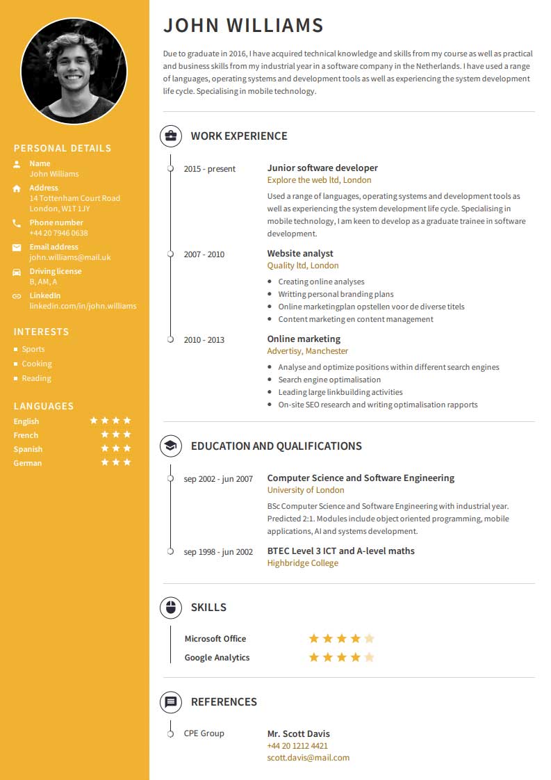 Δημιουργήστε επαγγελματικό βιογραφικό online με το CVMaker